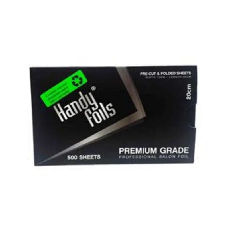 Handy Foil Light Grade 15 micron Pre Cut Sheets 20cm x 12cm — Hair and Beauty Solutions